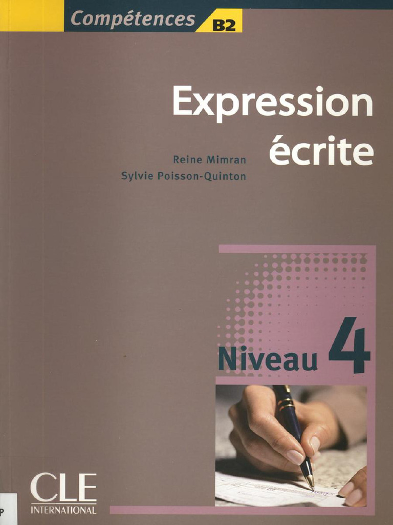 Expression Écrite Niveau4 B2 | PDF