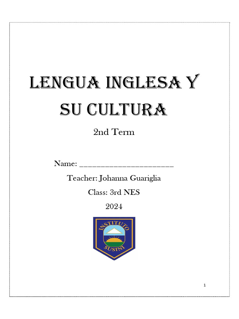 Booklet 3º -2nd Term | PDF
