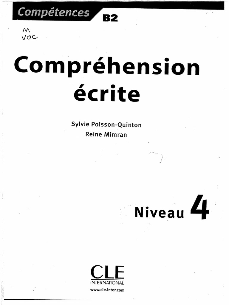 Comprehension Écrite 4 B2 | PDF