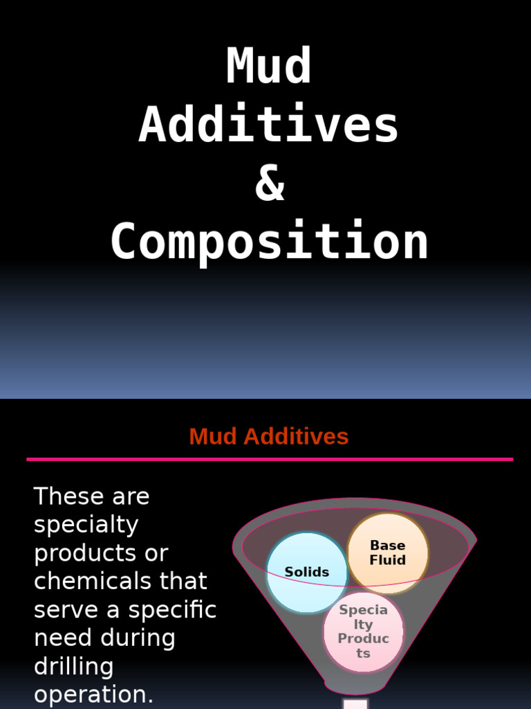 Basic Mud Additives & Composition | PDF