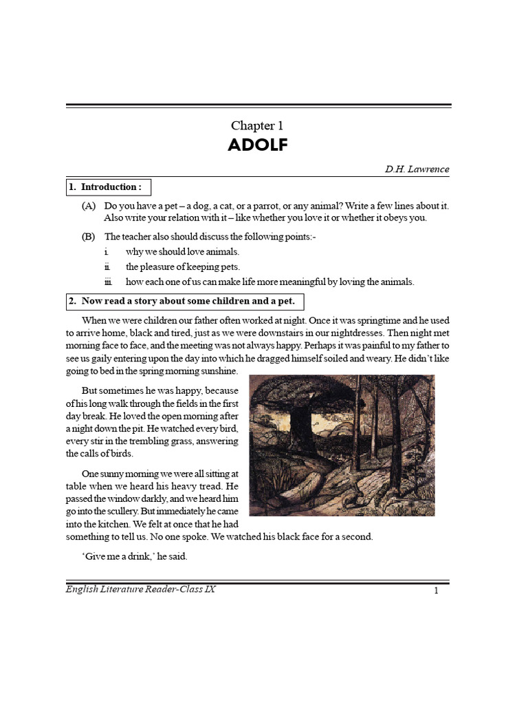 CLASS 9 English Literature Reader | PDF