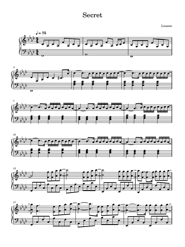 Louane - Secret | PDF