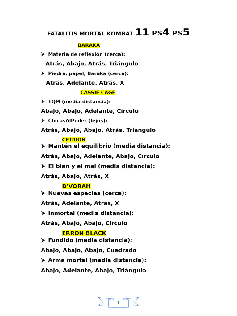 Mortal K11 | PDF