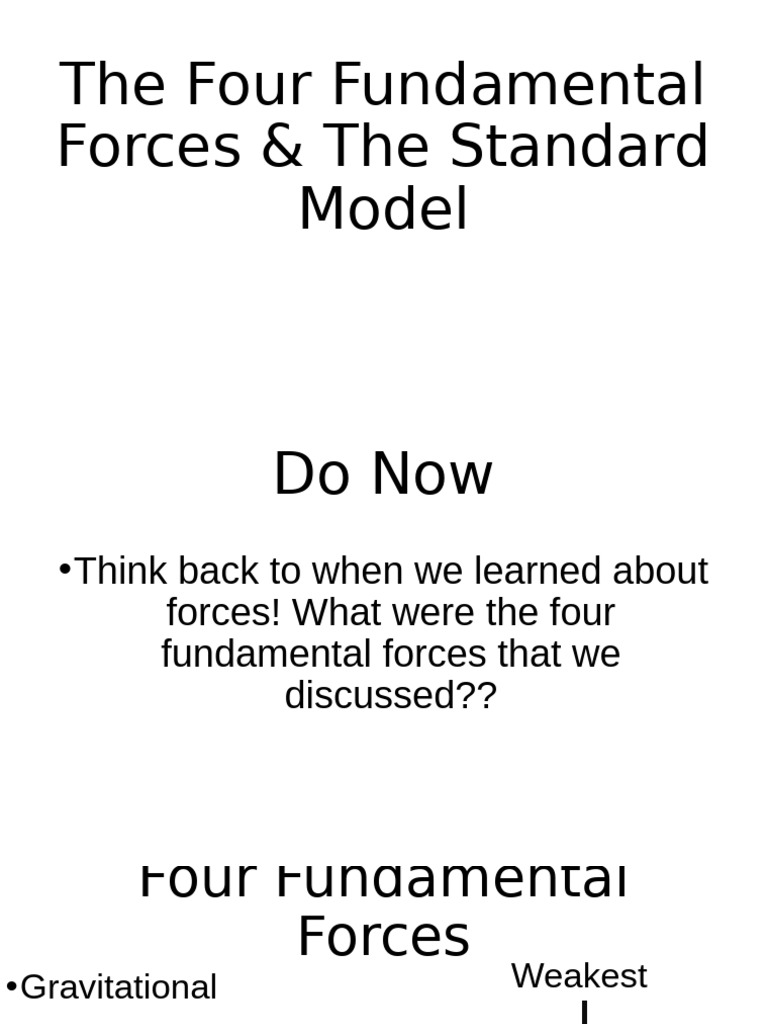 Lesson 6 - Fundamental Model & Quarks | PDF