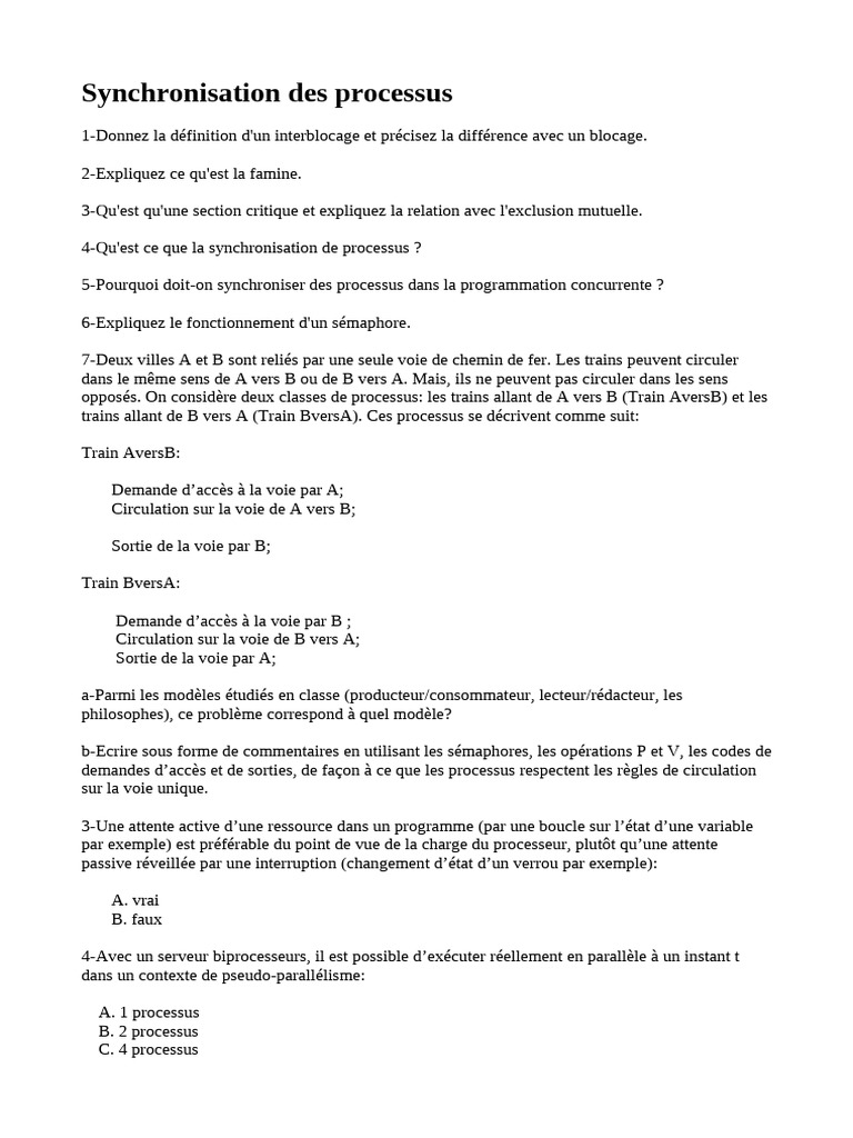 Chap6 Exercices | PDF