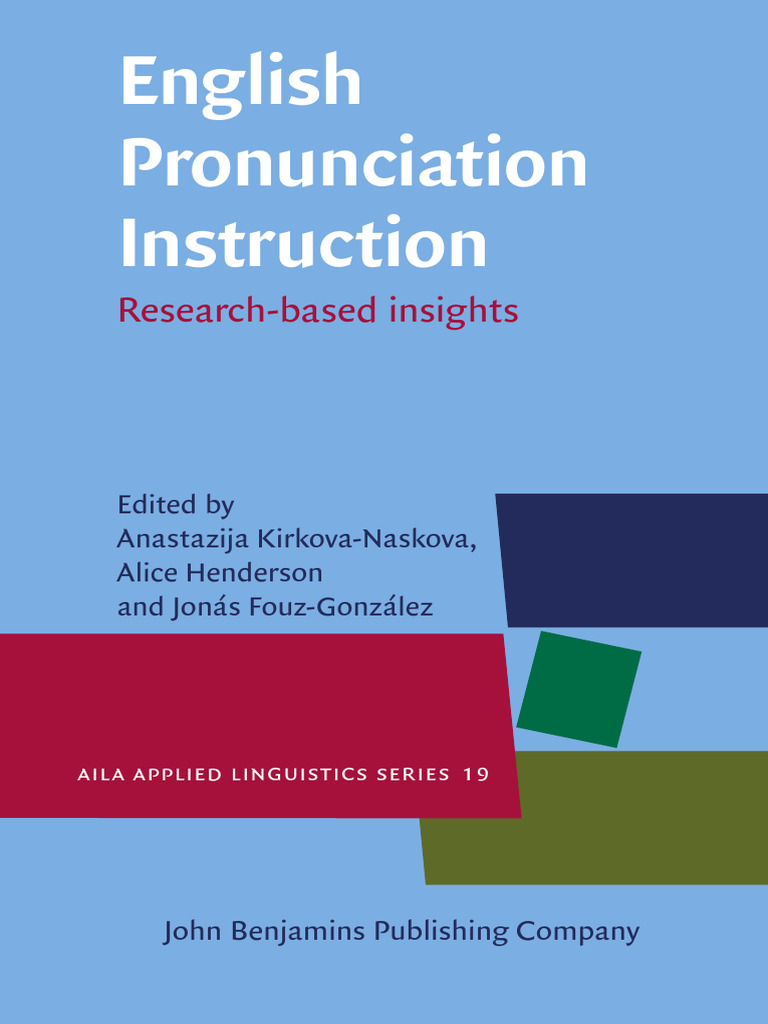 English Pronunciation Instruction PDF | PDF