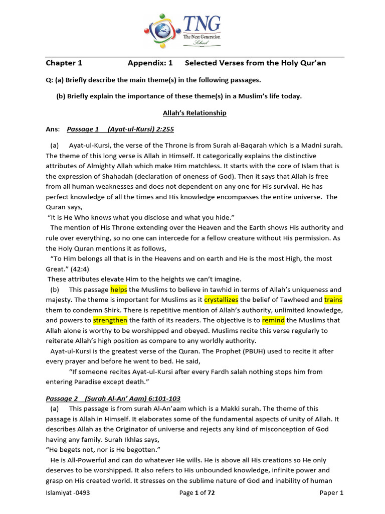 Notes Booklet P1 Pdf 7204