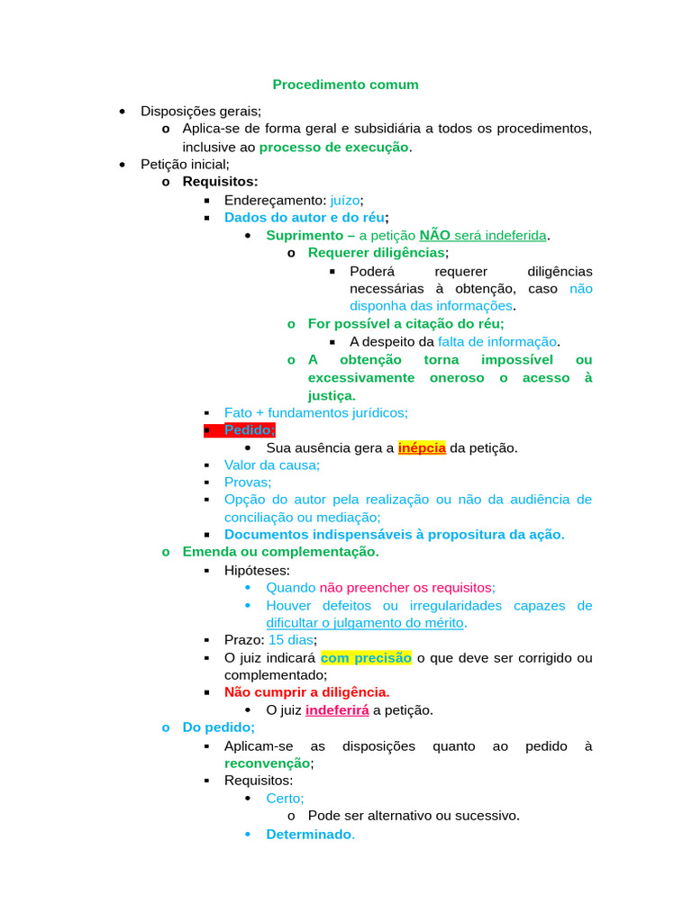 Procedimento Comum | PDF