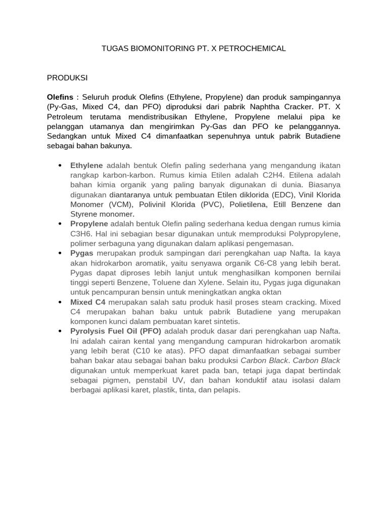 Tugas Biomonitoring PT | PDF