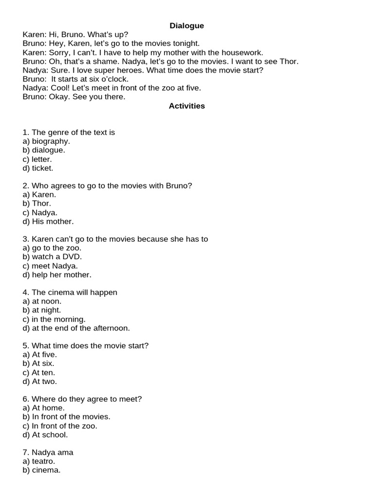 Dialogue | PDF