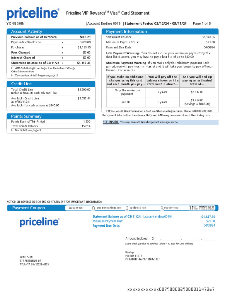 CreditCardStatement 2 | PDF