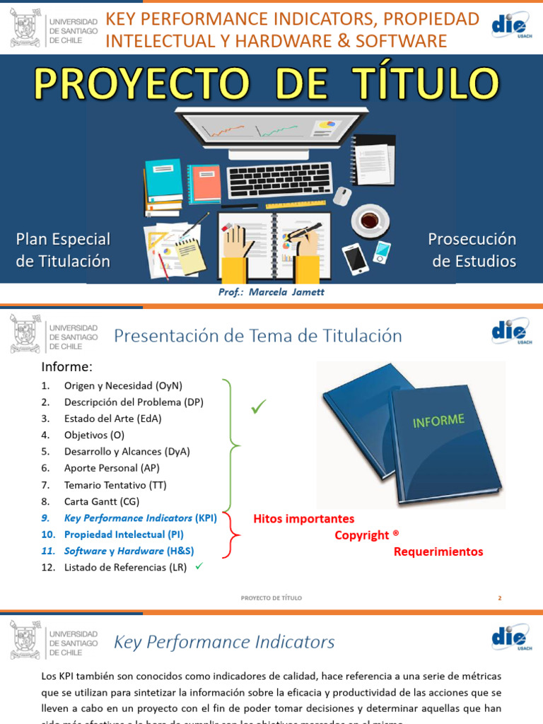 7 - KPI - PI - HS Proyecto de Título | PDF