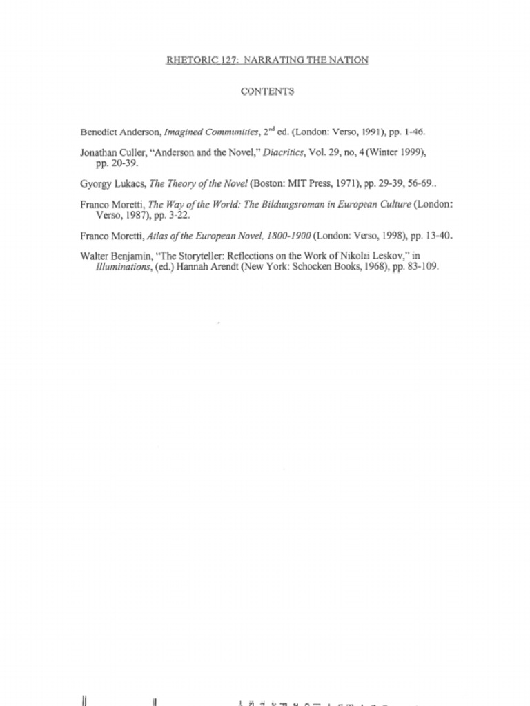 Benedict Anderson Imagined Communities | PDF