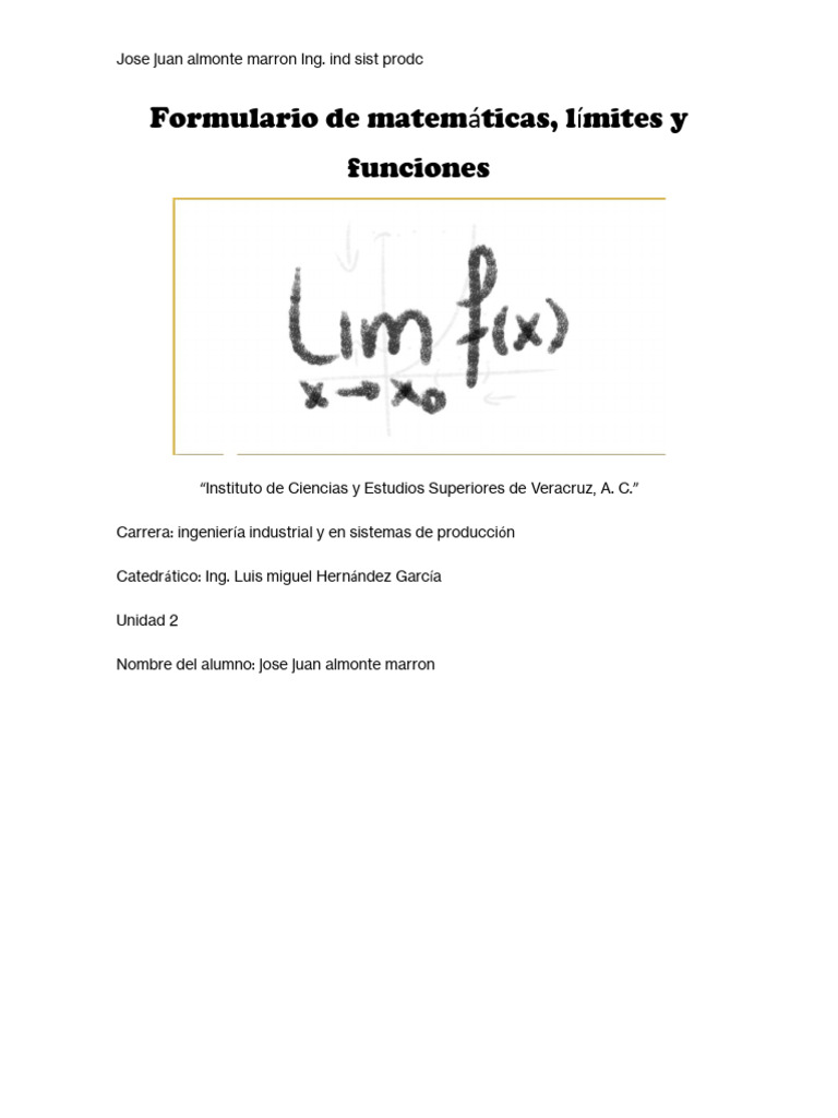Problemario U2 Sin Intro - Conclusion | PDF | Matemáticas