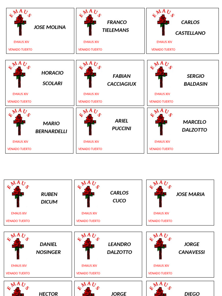 Logo Emaus Xiv Lideres | PDF