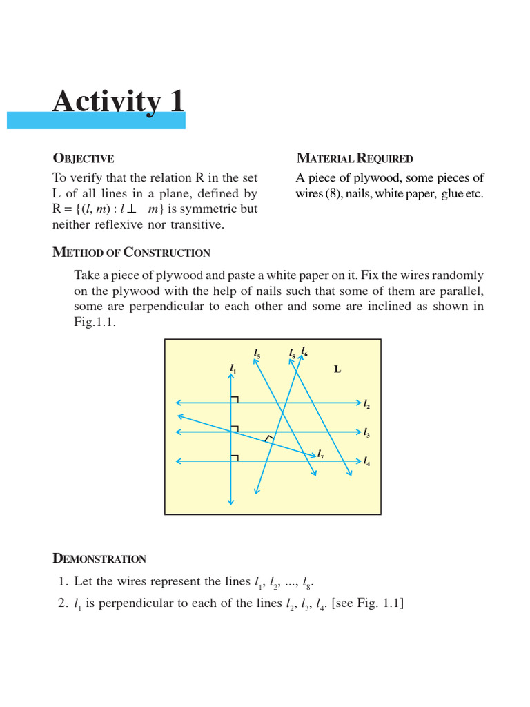 Maths Journal Class XII With Answers | PDF