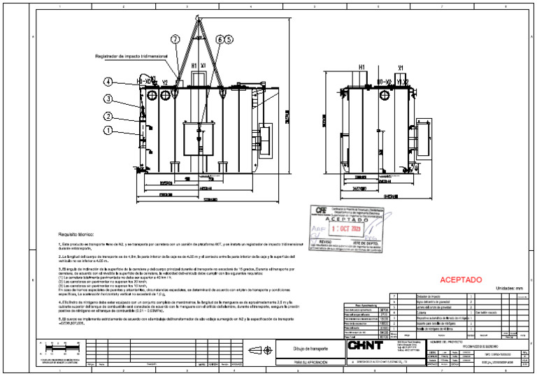 3.Transportation drawing _rev.01 | PDF