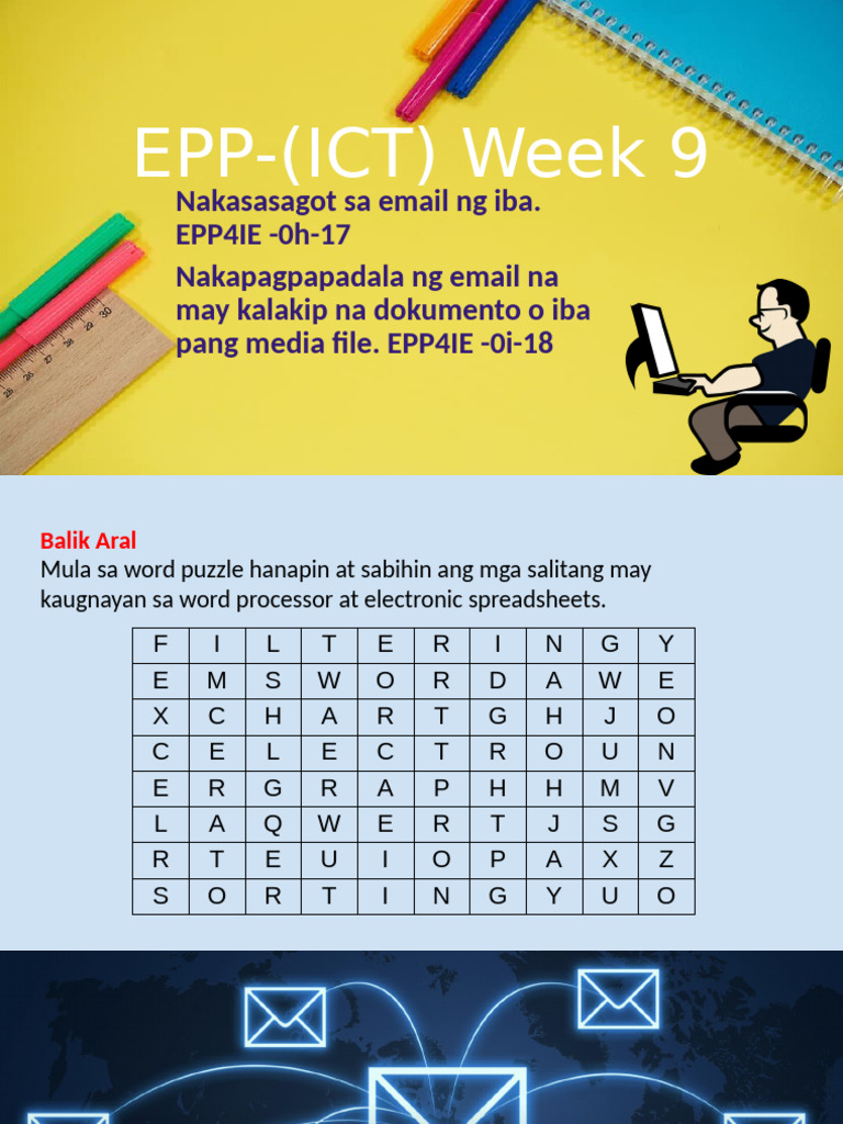 EPP - (ICT) Week 9 | PDF