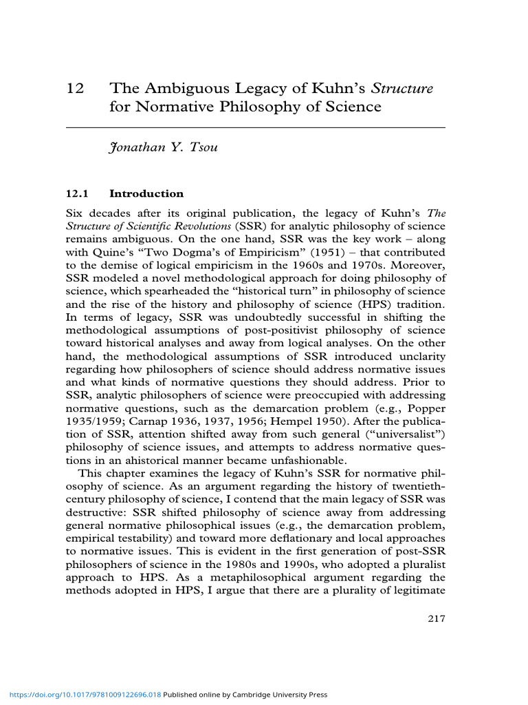 Tsou 2024 Ambiguous Legacy Structure | PDF