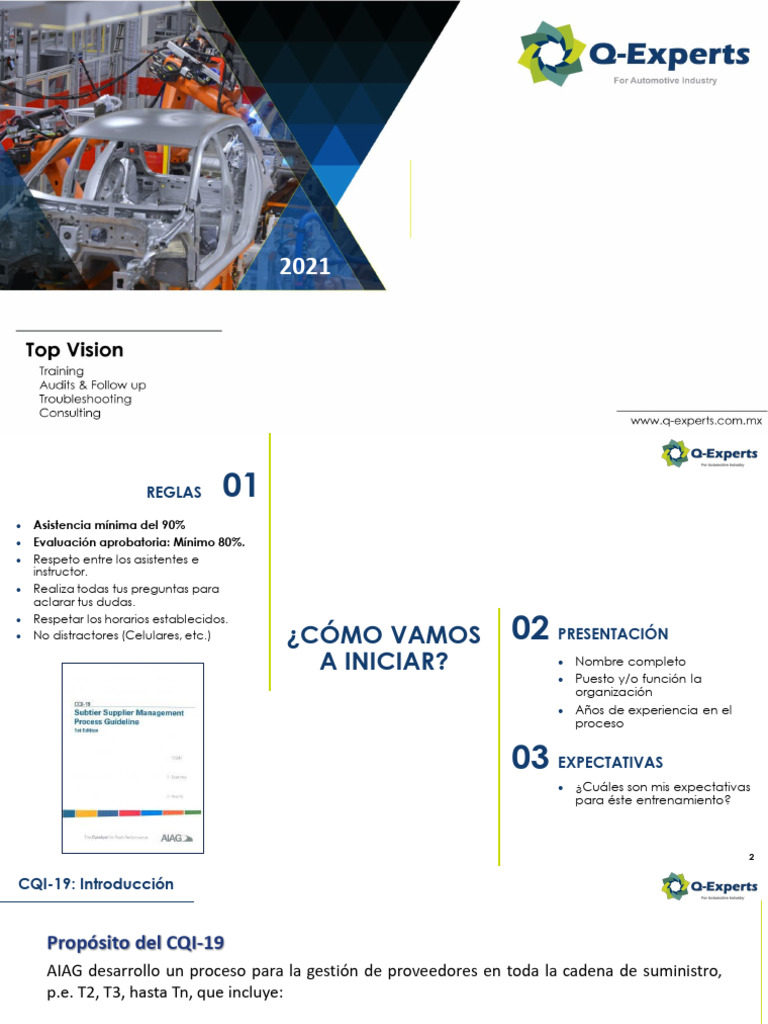 CQI-19 - Proceso de Gestión de Proveedores | PDF