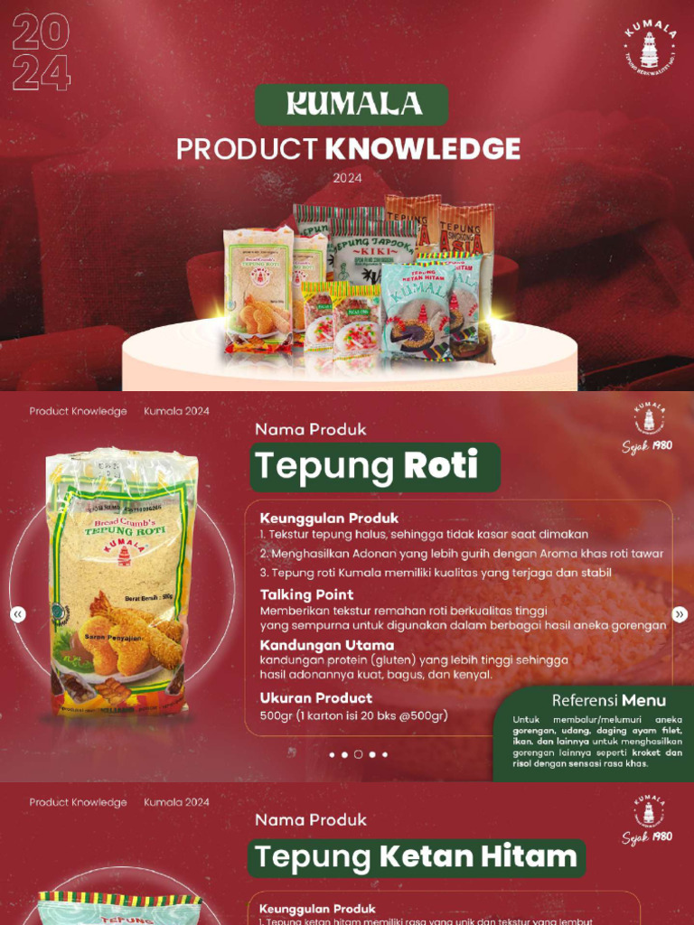 Buku Saku (Product Knowledge) KUMALA | PDF
