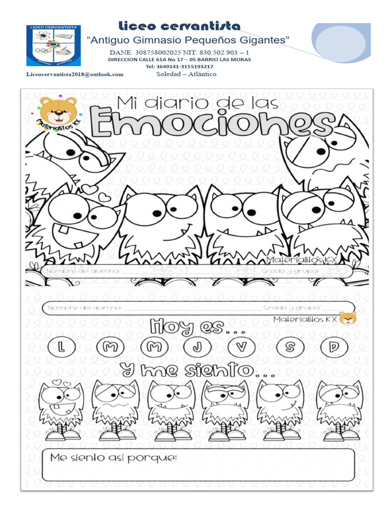 Mi Libro de Emociones | PDF