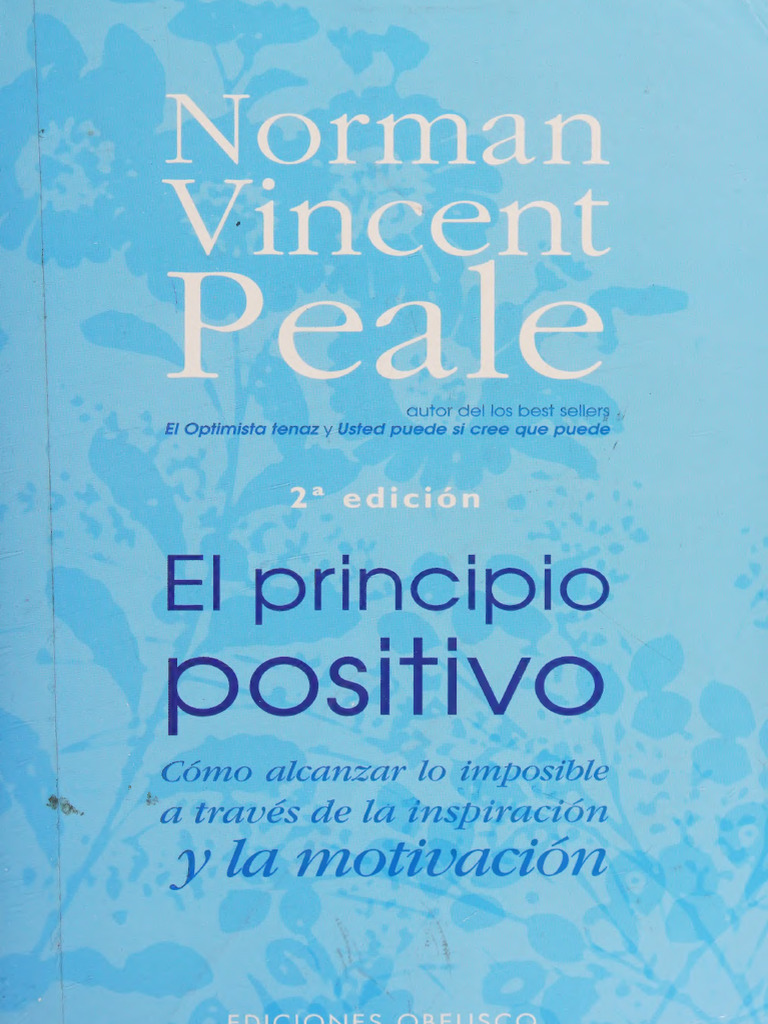 El Principio Positivo_ the Positive Principle Today -- Norman Vincent ...