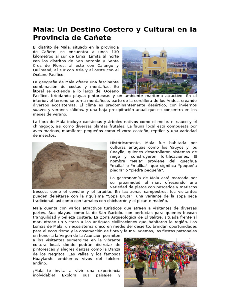 Distrito de Mala | PDF