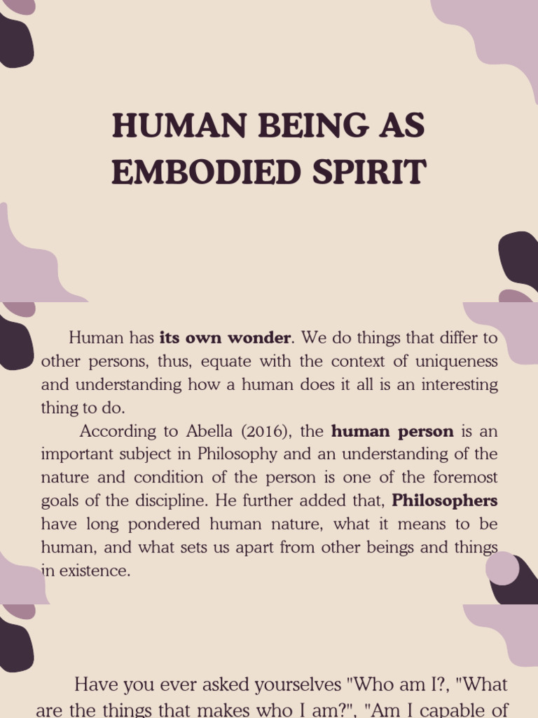Human Being | PDF