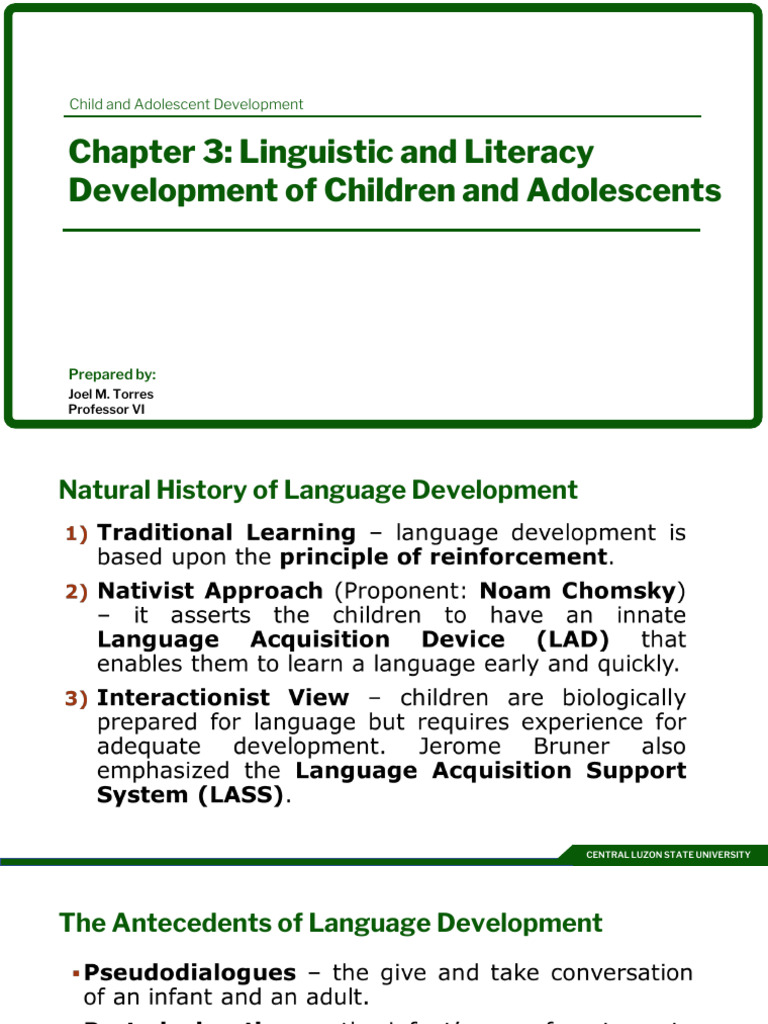 Chapter 3-Linguistic and Literacy Development of Children and ...