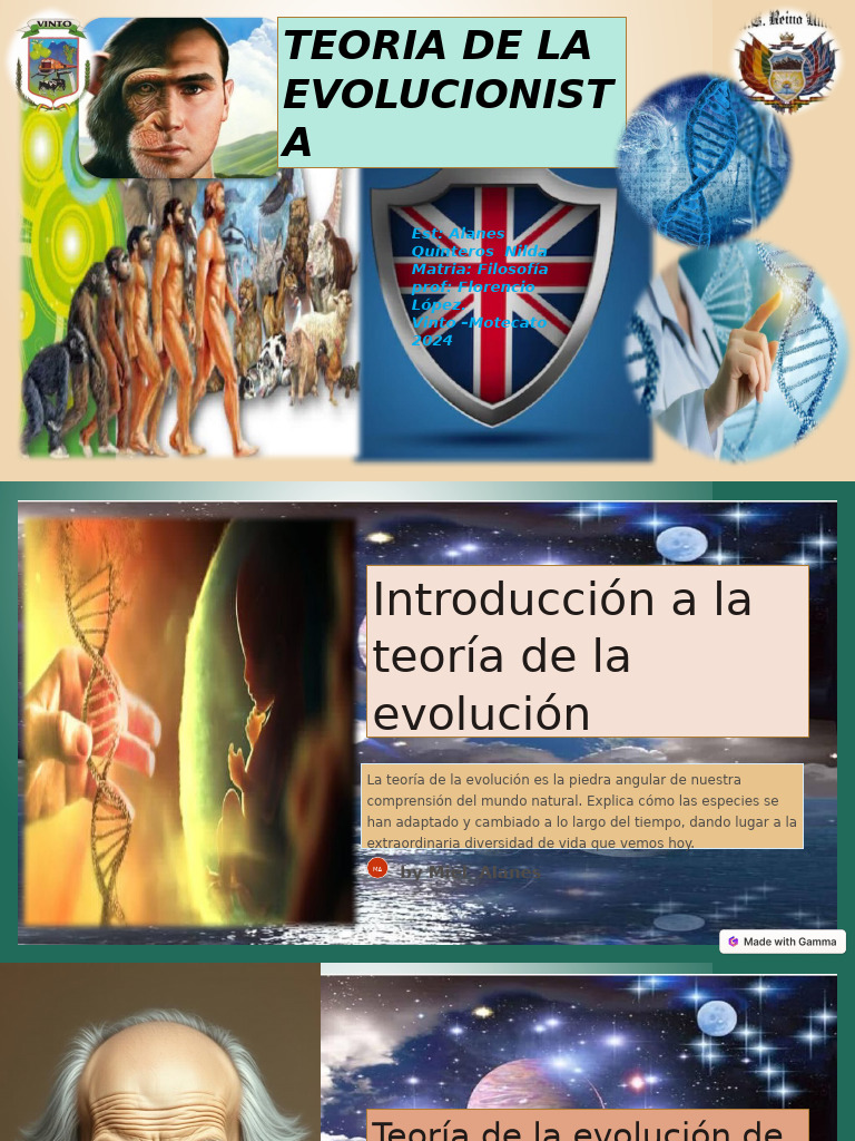 Teoría de La Evolucionista | PDF | Evolución | Charles Darwin