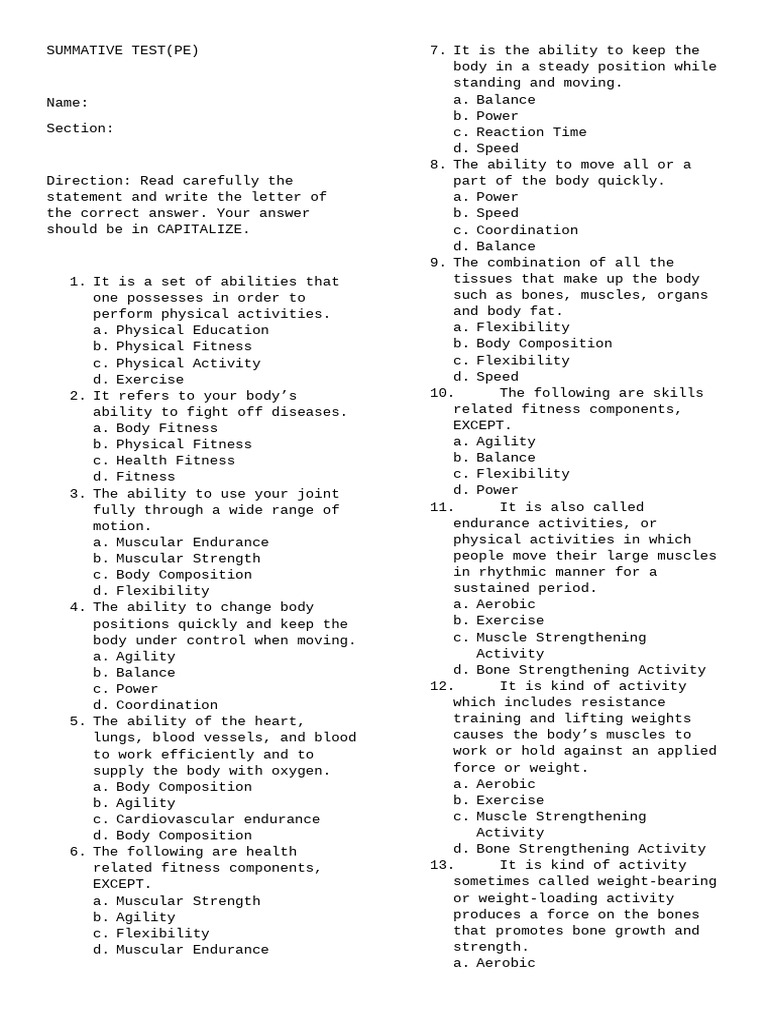Long Quiz | PDF