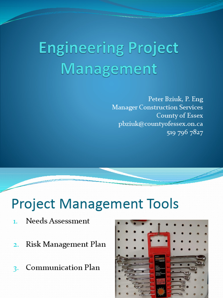 Lecture 3 Project and Time Management Tools | PDF