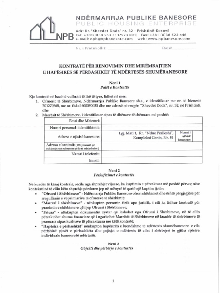 NPB Mirembajtja | PDF