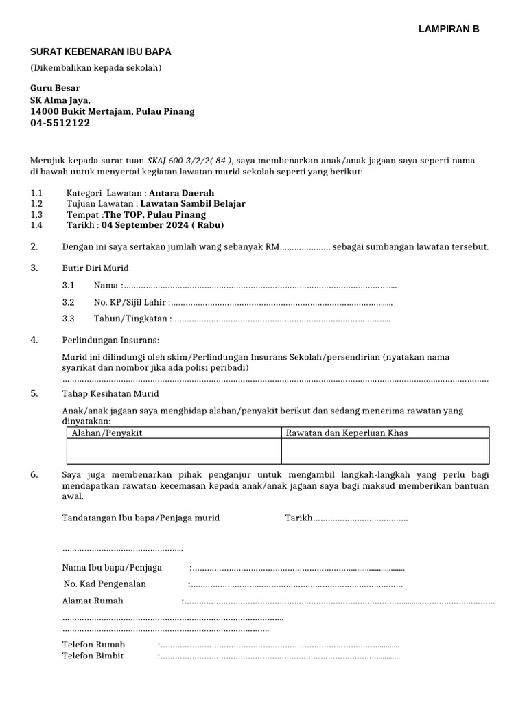 Lampiran B Kebenaran Rombonga Edit | PDF