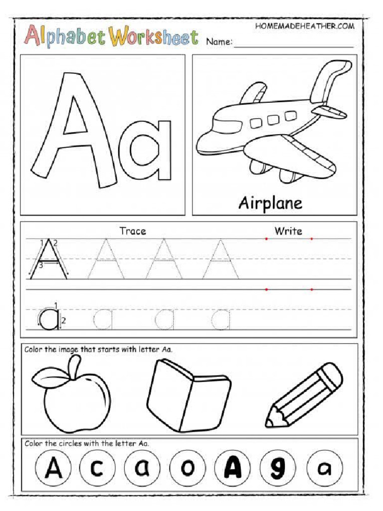 Activity Letter A | PDF