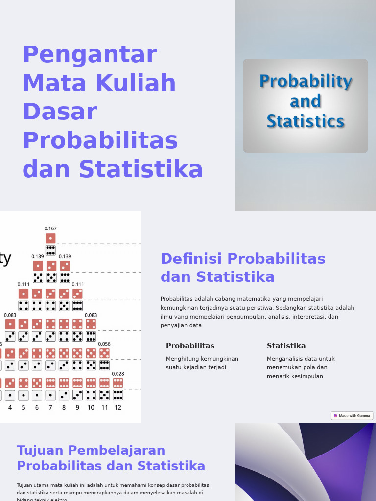 Pengantar-Mata-Kuliah-Dasar-Probabilitas-dan-Statistika | PDF Pengantar-Mata-Kuliah-Dasar-Probabilitas-dan-Statistika | PDF