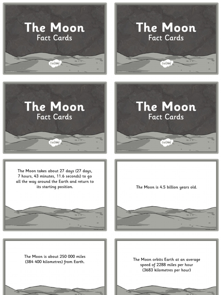 T-Sc-129-The-Moon-Fact-Cards_ver_1 | PDF