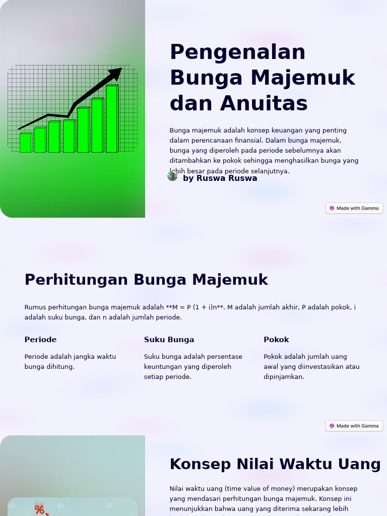 Pengenalan Bunga Majemuk Dan Anuitas | PDF