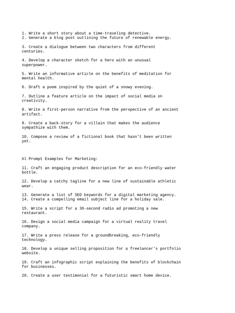 Prompts | PDF