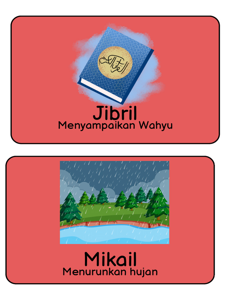 Poster Pendidikan Mengenal Rukun Islam Penuh Warna Ilustratif PDF | PDF