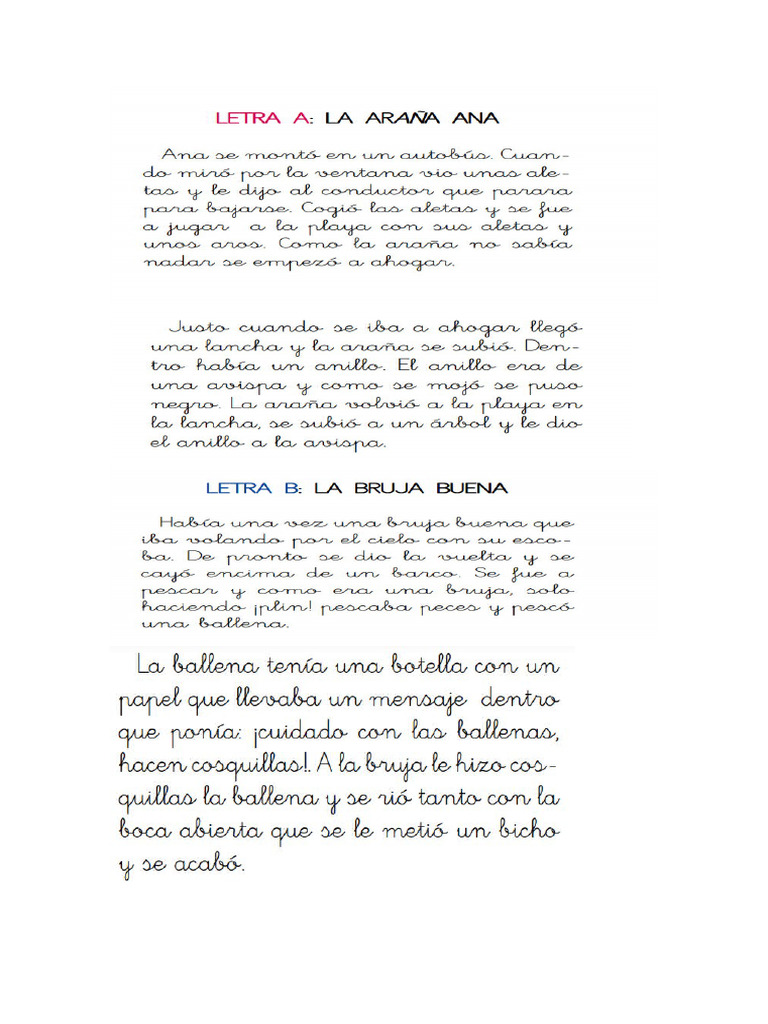 Lecturas en Cursivas | PDF