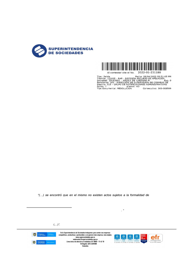 2022-01-418872 - Almacén Cecil | PDF