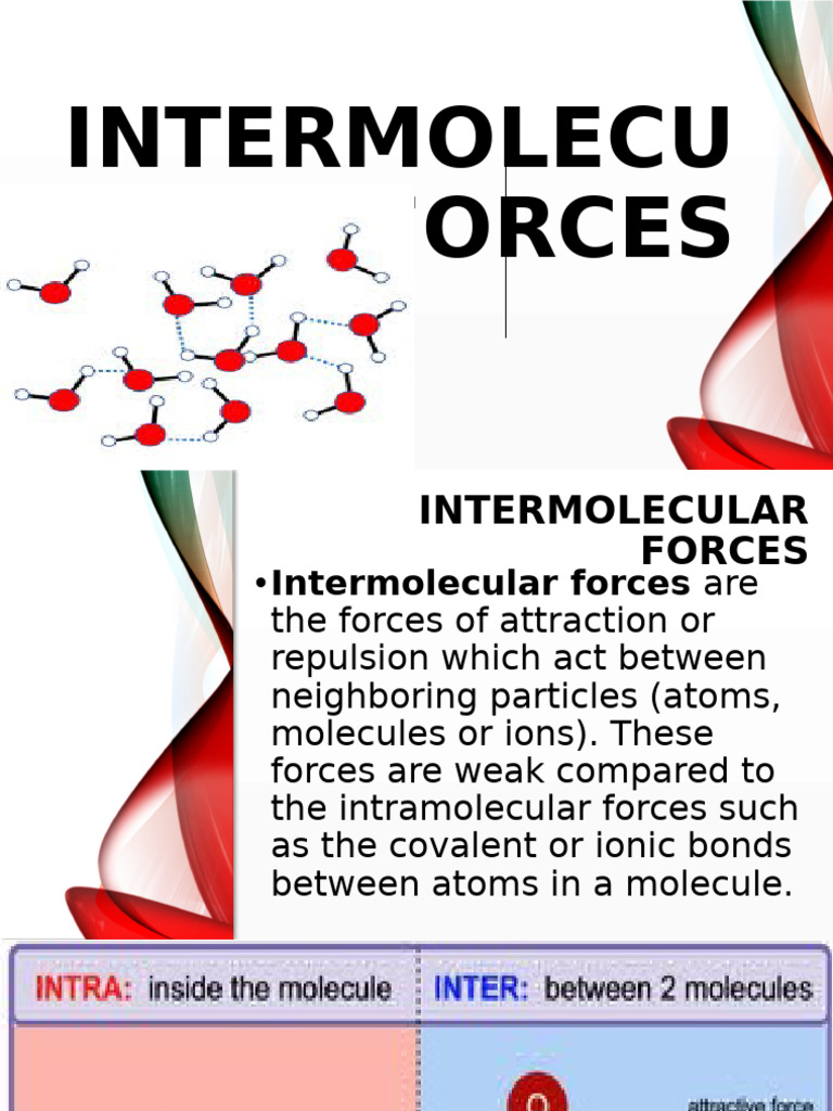 Intermolecular Forces | PDF