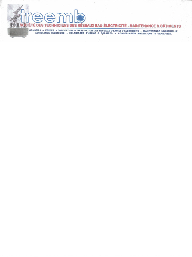 Feuille Entete TREEMB PDF Sans Le Bas | PDF