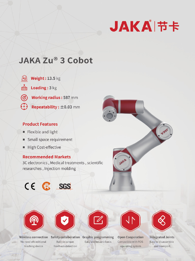 JAKA Zu 3 Cobot | PDF