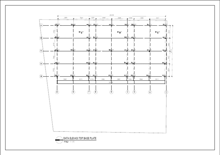 Data Elevasi Base Plate | PDF