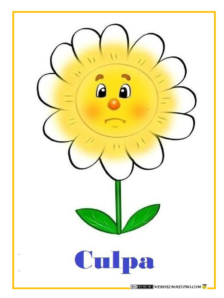 Actividades Para Trabajar Las Emociones Culpa Pdf