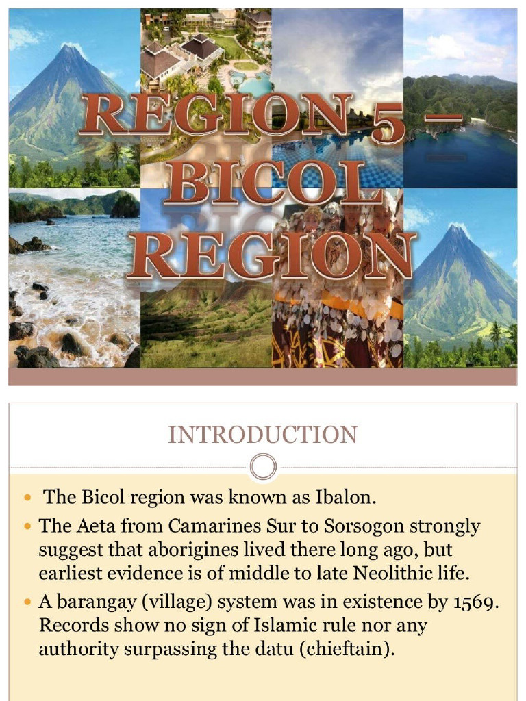 Region 5 Bicol Region Philippines | PDF