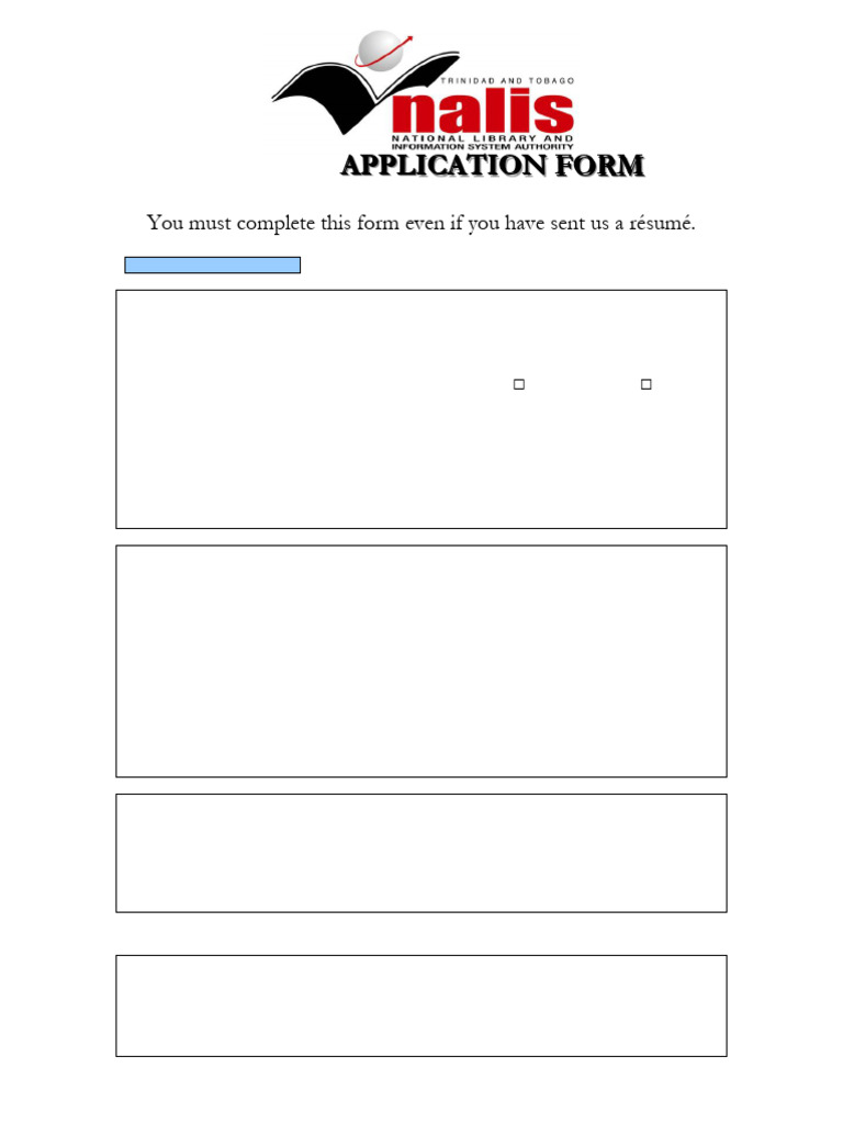 Nails Application Form | PDF